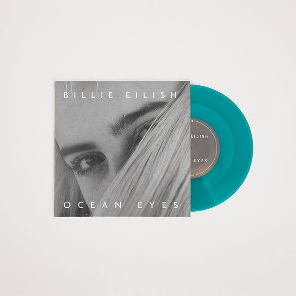 ocean eyes 7" Etched Vinyl [Translucent Turquoise] - Billie Eilish | Store