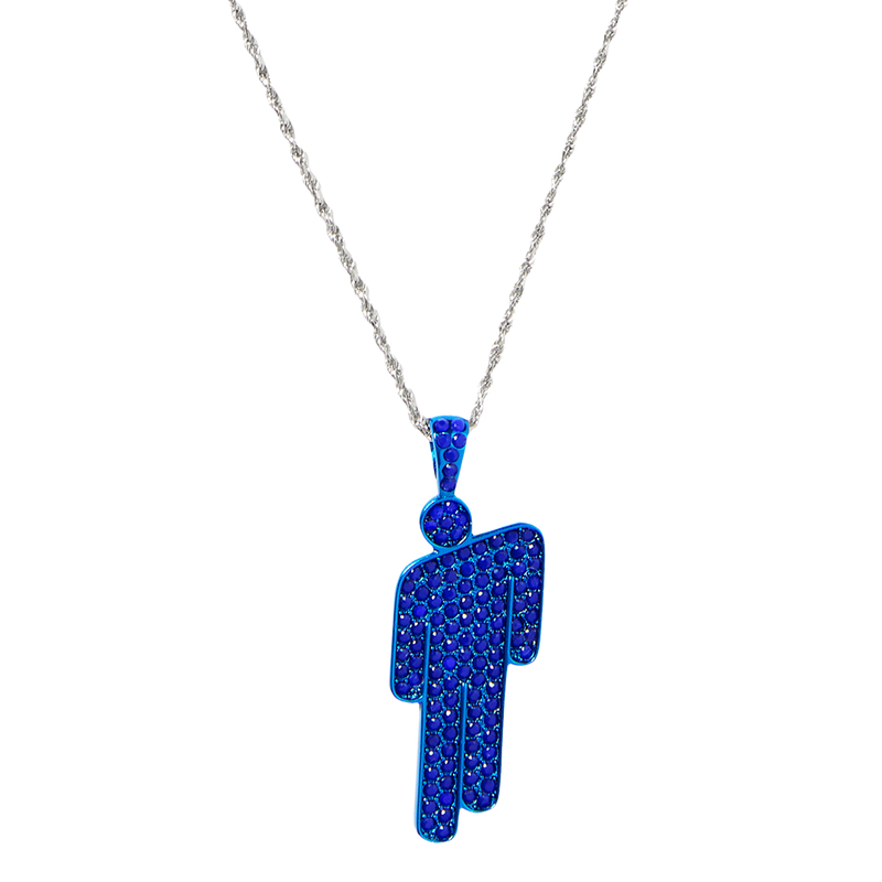 HIT ME HARD AND SOFT Blue Blohsh Necklace - Billie Eilish | Store