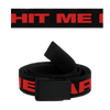 HIT ME HARD AND SOFT BLACK AND RED BELT - Billie Eilish | Store